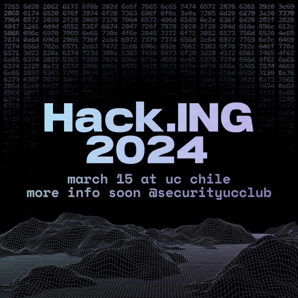 Capture the Flag Hack.Ing 2024 | Ingeniería UC