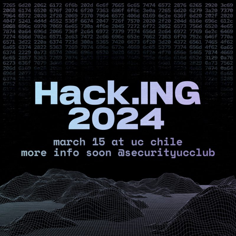 Capture the Flag Hack.Ing 2024 | Ingeniería UC